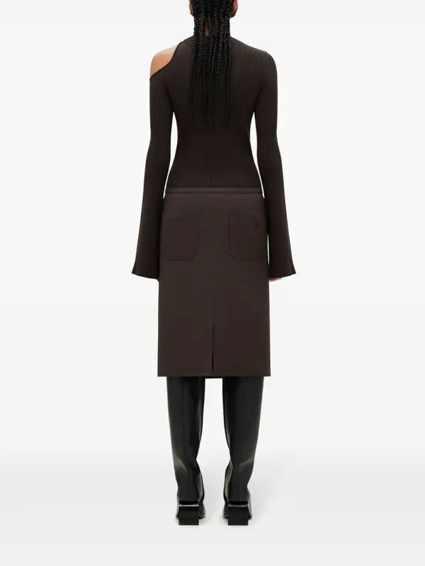 COURREGES Cut-out Ribbed Jumper