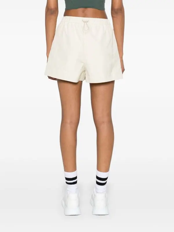 Fendi High-waist Shell Shorts - Neutrals