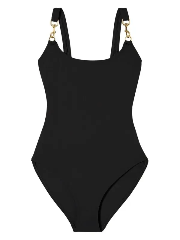 Tory Burch Clip-detail Tank Swimsuit - Black