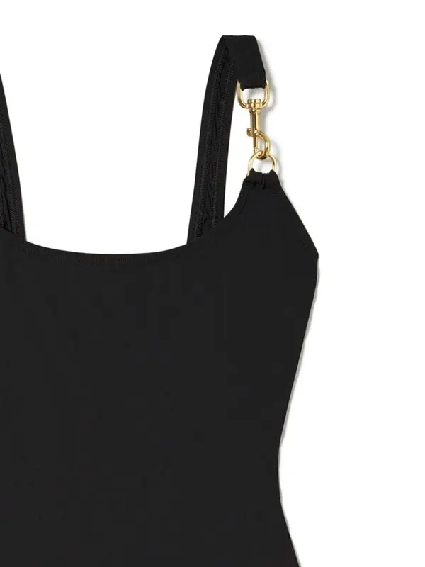 Tory Burch Clip-detail Tank Swimsuit - Black