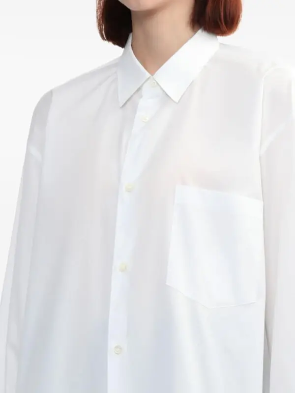Comme Des Garçons Drop-shoulder Cotton Shirt