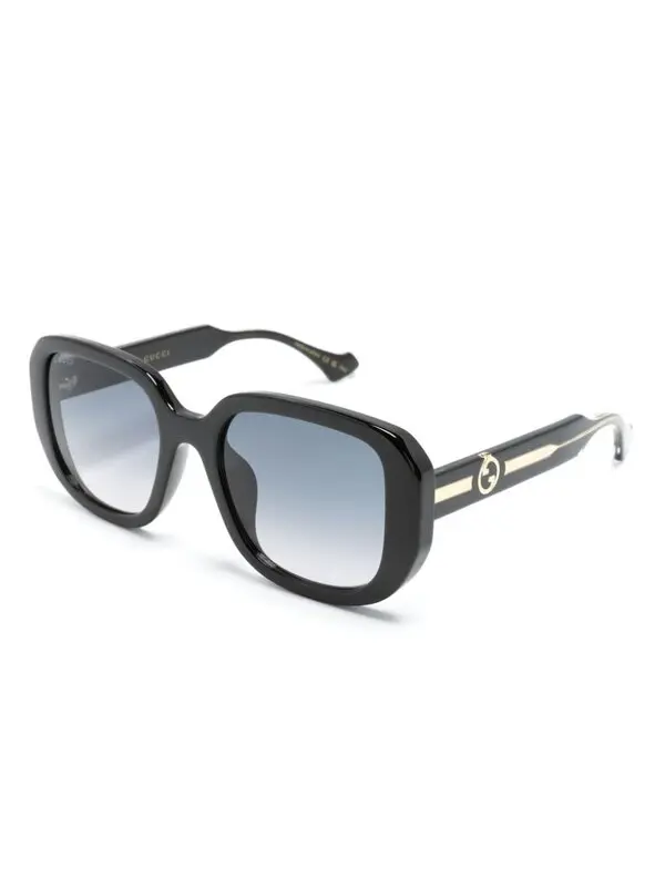 Gucci Interlocking-g Oversize-frame Sunglasses