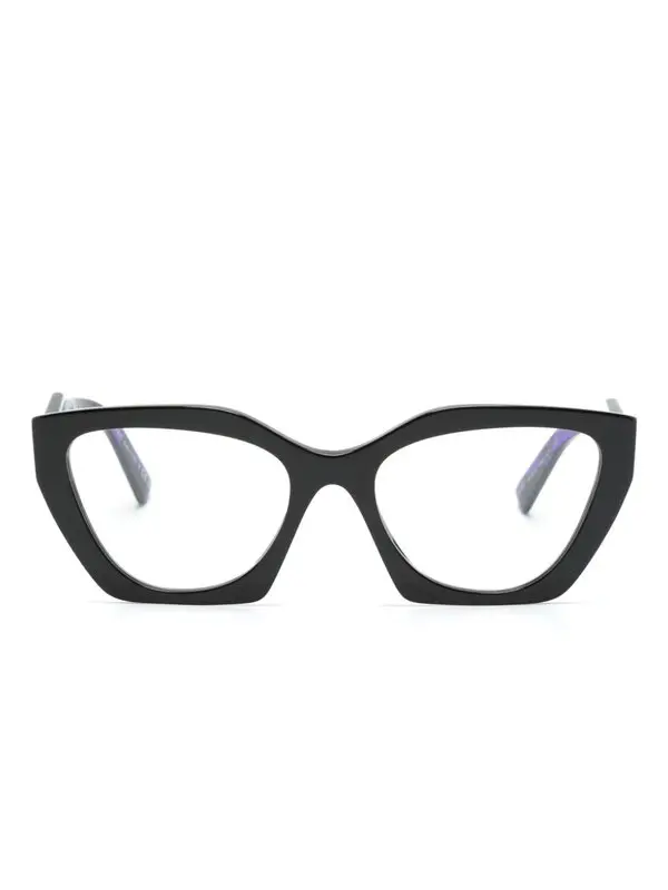 Prada Butterfly-frame Glasses - Black