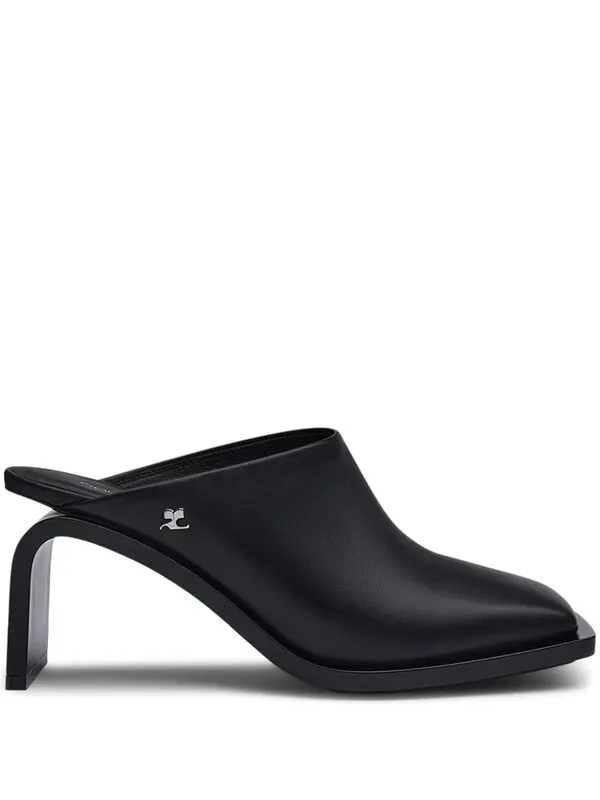 COURREGES Stream 75mm Leather Mules