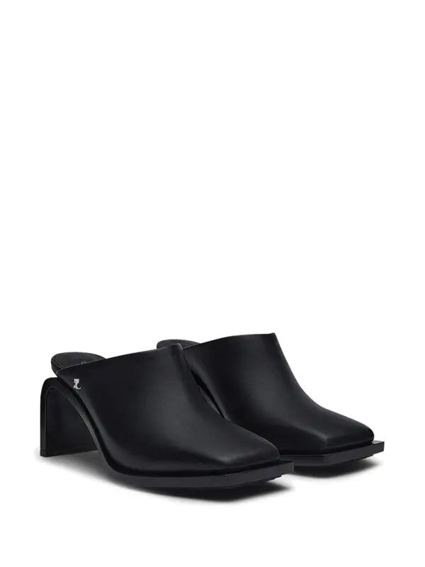 COURREGES Stream 75mm Leather Mules