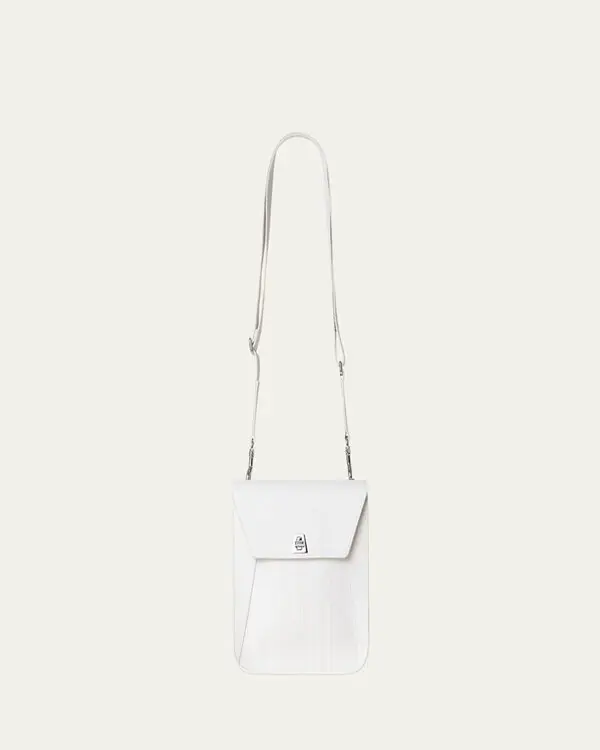 Akris Anouk Small Messenger Bag - Ecru
