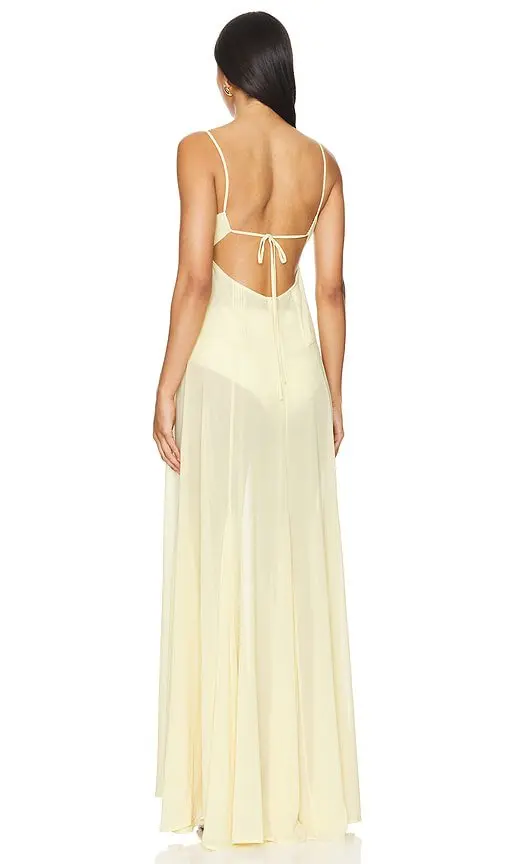 CAMILA COELHO Dia Maxi Dress - Sunlight Yellow