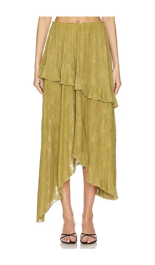 WeWoreWhat Lace Ruffle Skirt