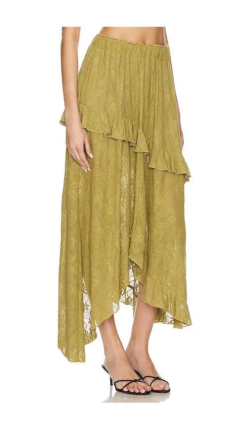 WeWoreWhat Lace Ruffle Skirt