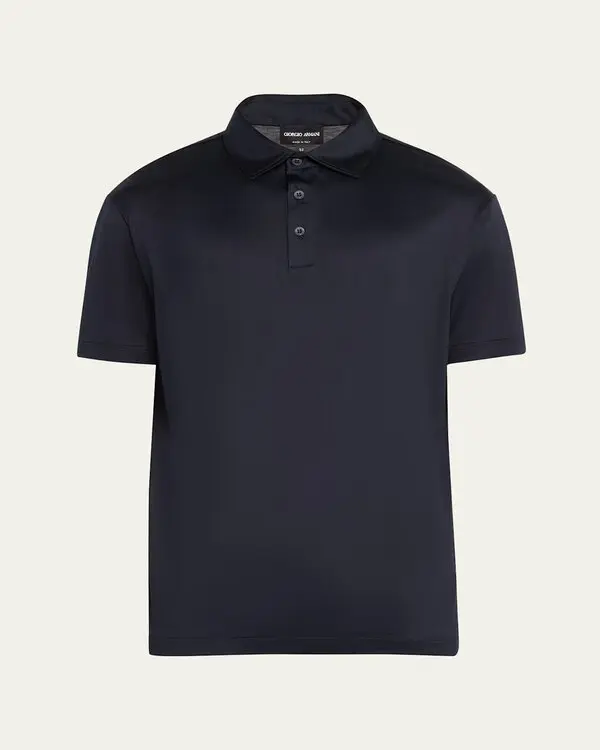 Giorgio Armani Luxe Jersey Polo Shirt