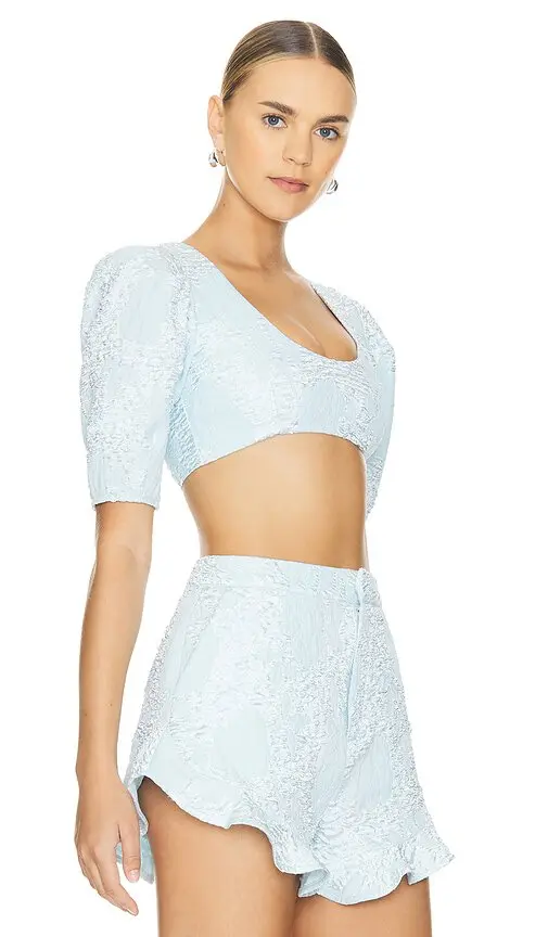 CAMILA COELHO Kahlo Crop Top