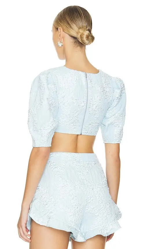 CAMILA COELHO Kahlo Crop Top