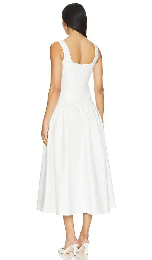 Camila Coelho Linda Midi Dress In Ivory - 42% Off | Editorialist