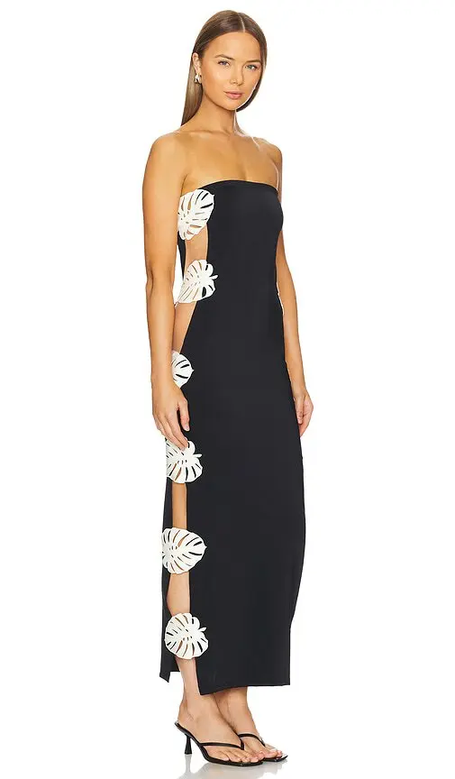 BAHIA MARIA Hoja Rota Maxi Dress - Black