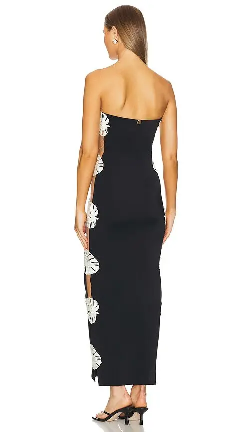 BAHIA MARIA Hoja Rota Maxi Dress - Black