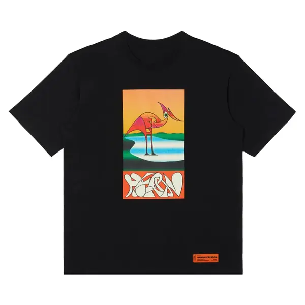 Heron Preston Abstract Tee /orange