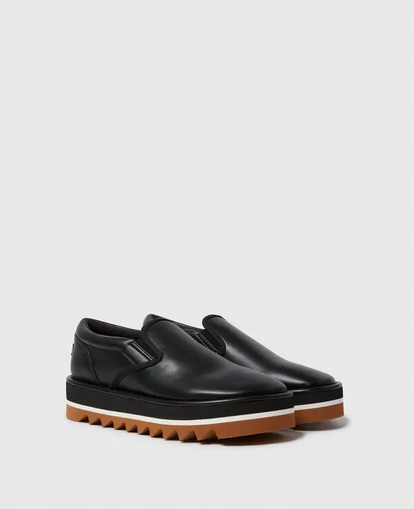 Stella McCartney Sneak-elyse Platform Slippers - Black
