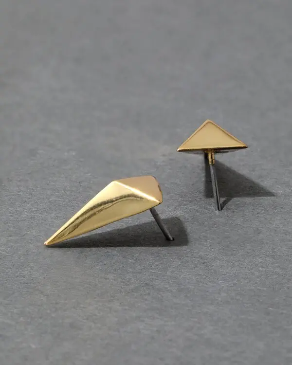 Alexis Bittar Pyramid Post Earrings