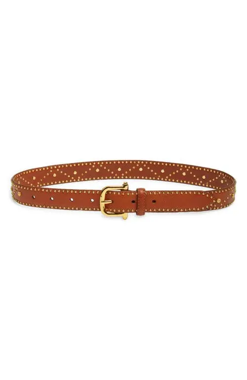 FRAME Embellished Leather Belt