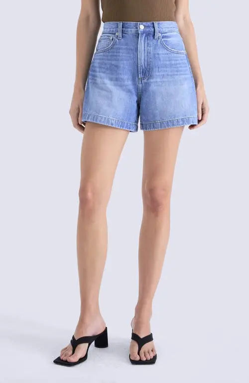 PISTOLA Saige High Waist Denim Shorts - Sail Away