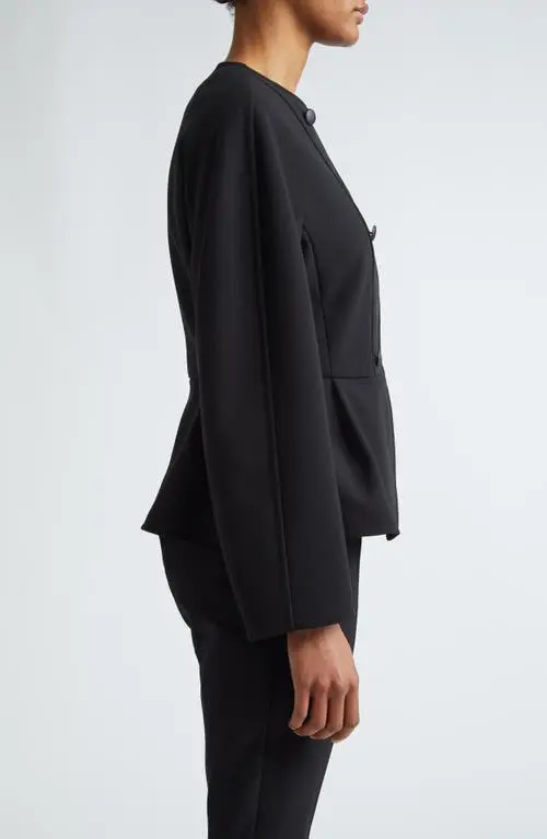 Max Mara Fronda Double-breasted Peplum Jacket