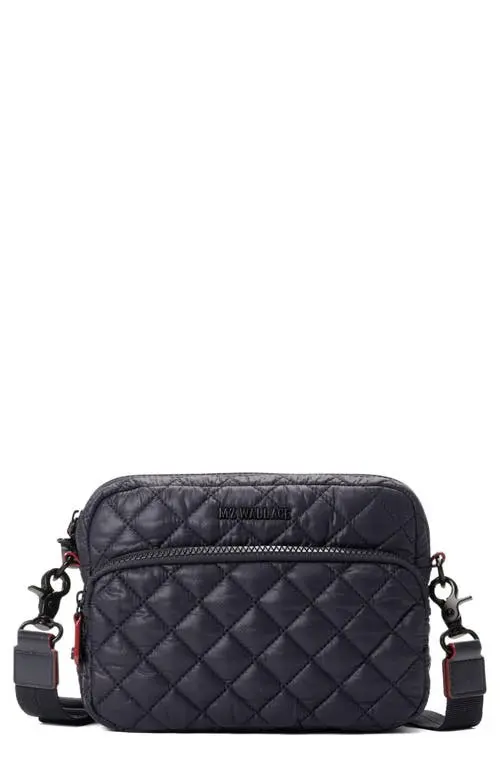 Mz Wallace Small Metro Quilted Camera Bag - Black