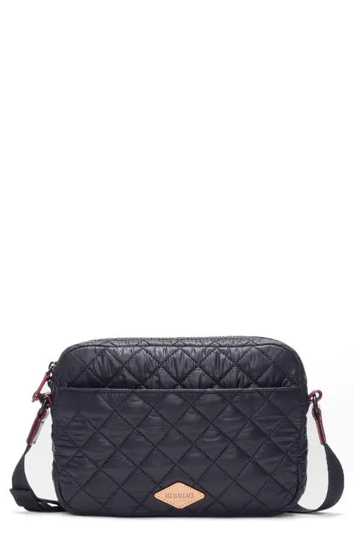 Mz Wallace Small Metro Quilted Camera Bag - Black