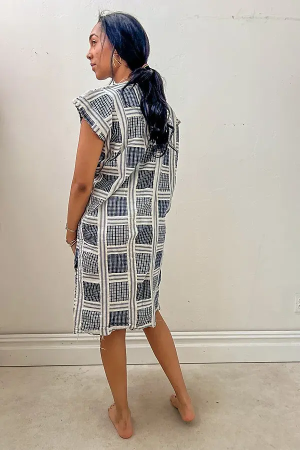 ANNA CORINNA Reworked Vintage Quilt Smock Dress
