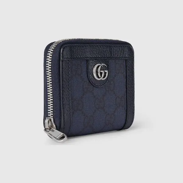 Gucci Ophidia Zip Around Wallet Gg Canvas