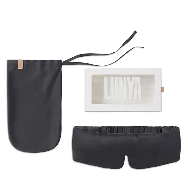 Lunya Weighted Silk Sleep Mask - Meditative Grey
