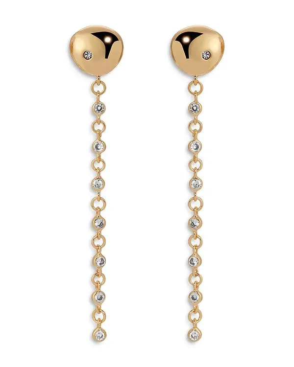 Ettika Polished Chain Link Drop Earrings - Gold