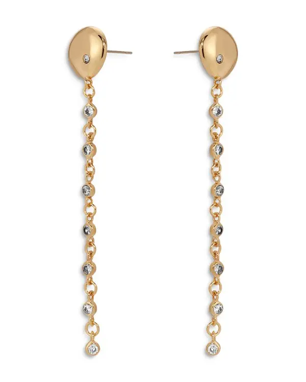 Ettika Polished Chain Link Drop Earrings - Gold