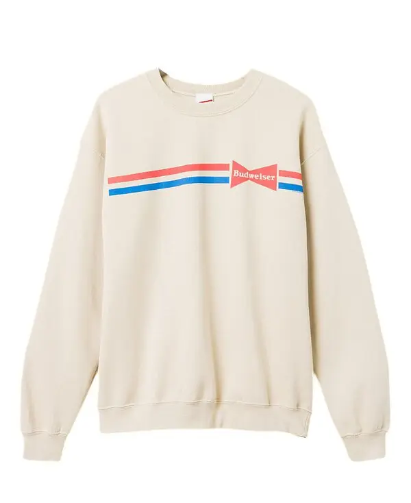 Junk Food Clothing Budweiser Striped Fleece