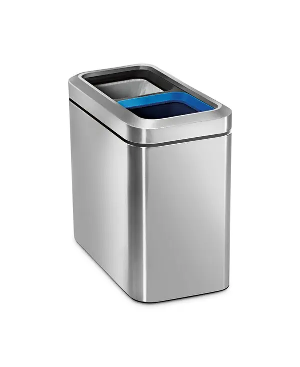 SIMPLEHUMAN 20 Liter Recycling Office Trash Can