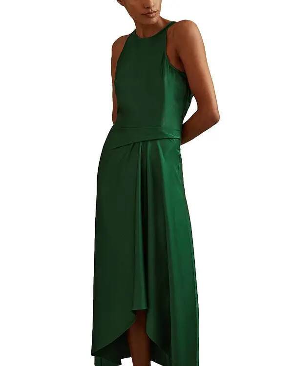 REISS Micah Draped Dress