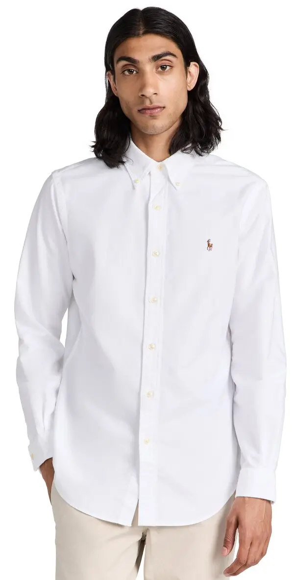 Polo Ralph Lauren Classic Fit Iconic Oxford Shirt - White
