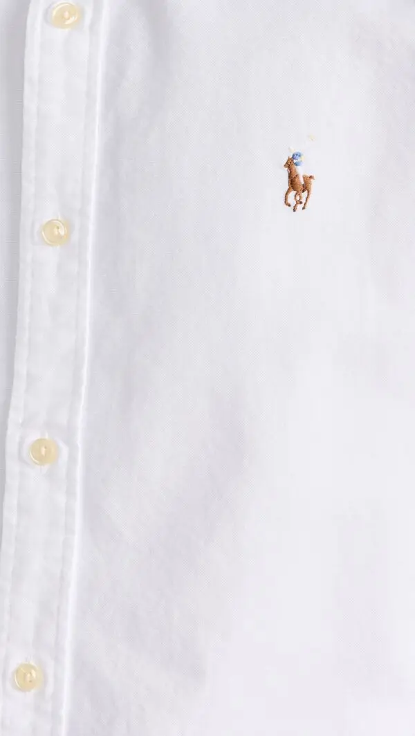 Polo Ralph Lauren Classic Fit Iconic Oxford Shirt - White