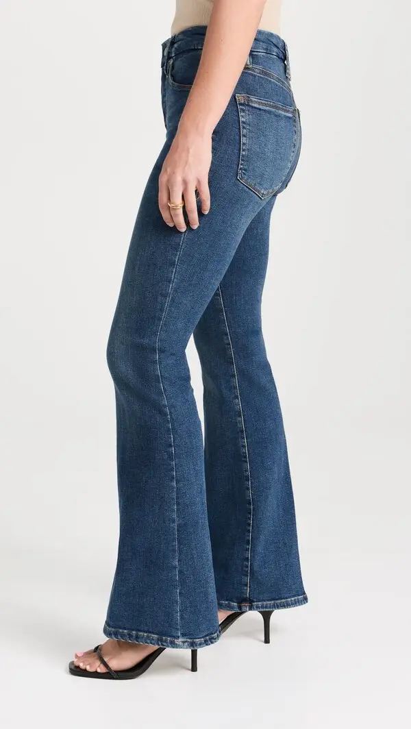 Good American Petite Flare Jeans