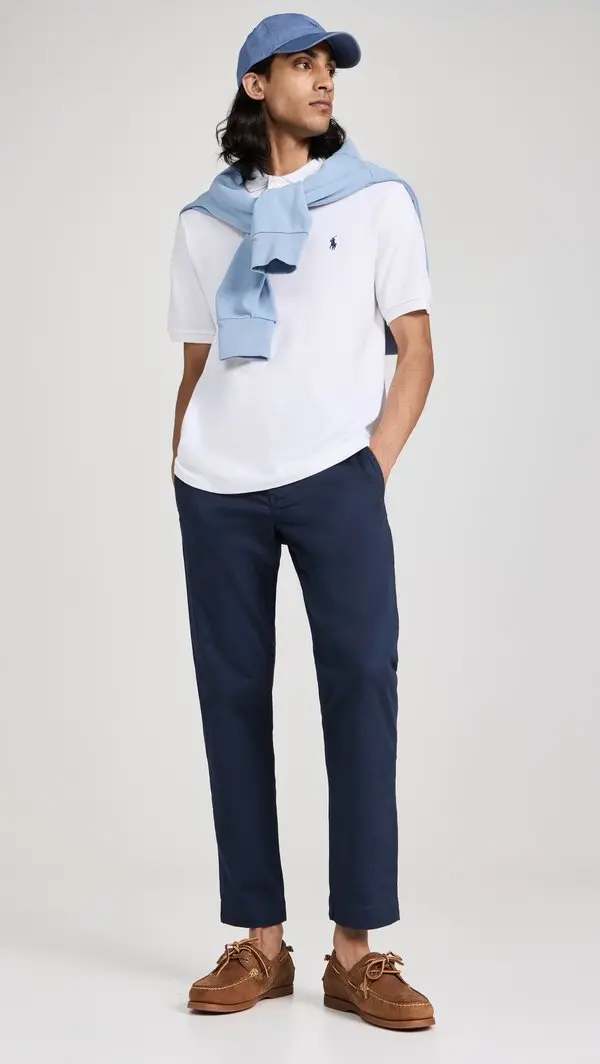 Polo Ralph Lauren Straight Fit Washed Stretch Chino Pants - Nautical Ink