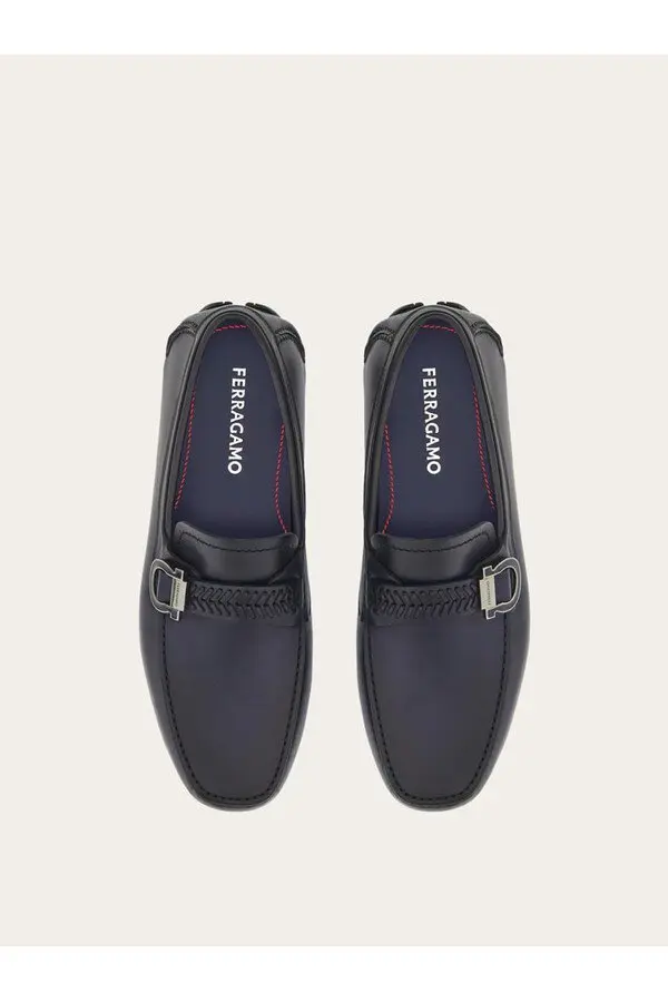FERRAGAMO Gancini Ornament Driver - Blue
