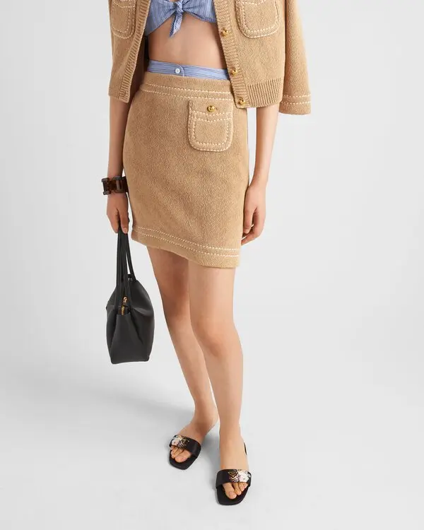 Prada Cotton Miniskirt