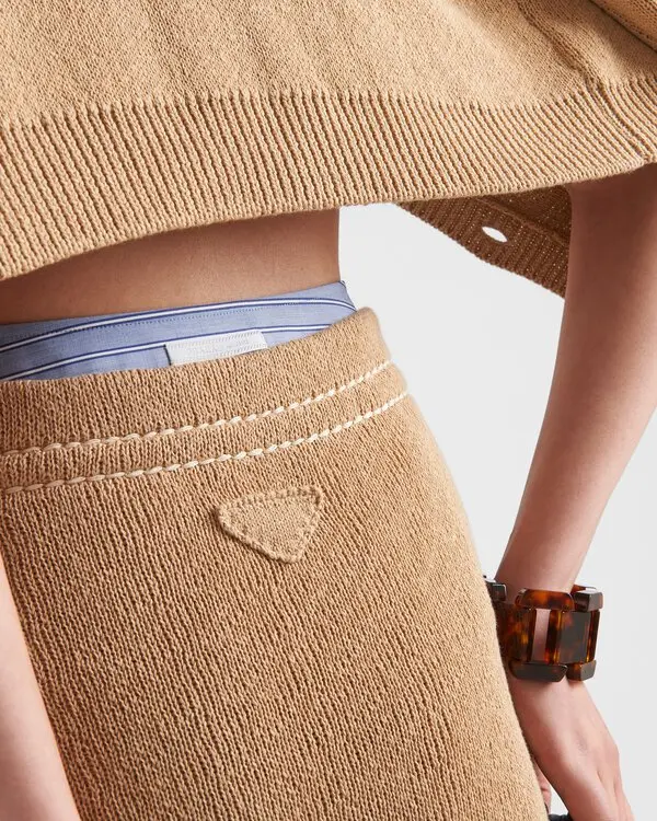 Prada Cotton Miniskirt