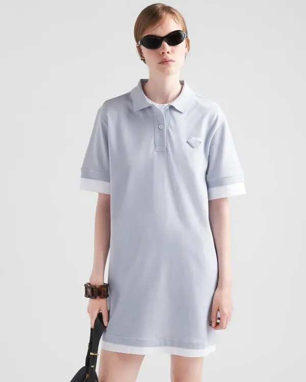 prada jersey dress Sequined Satin Jersey long Dress