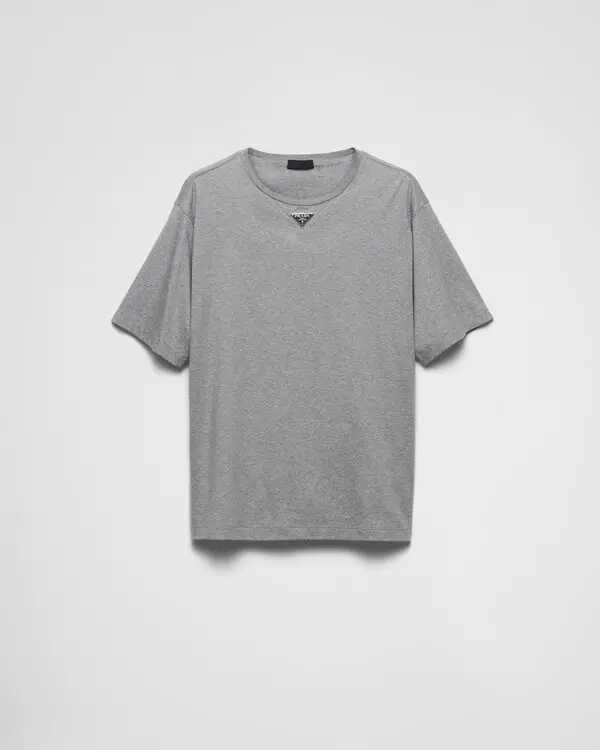 プラダ Tシャツ グレー Mサイズ　PRADA PRADA（プラダ）Tシャツ・カットソー グレー サイズ:L