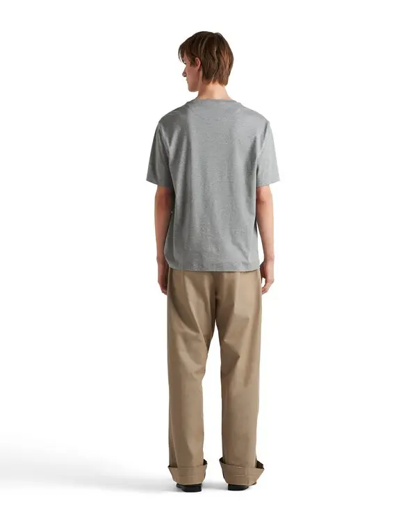 Prada Cotton T-hirt - Grey