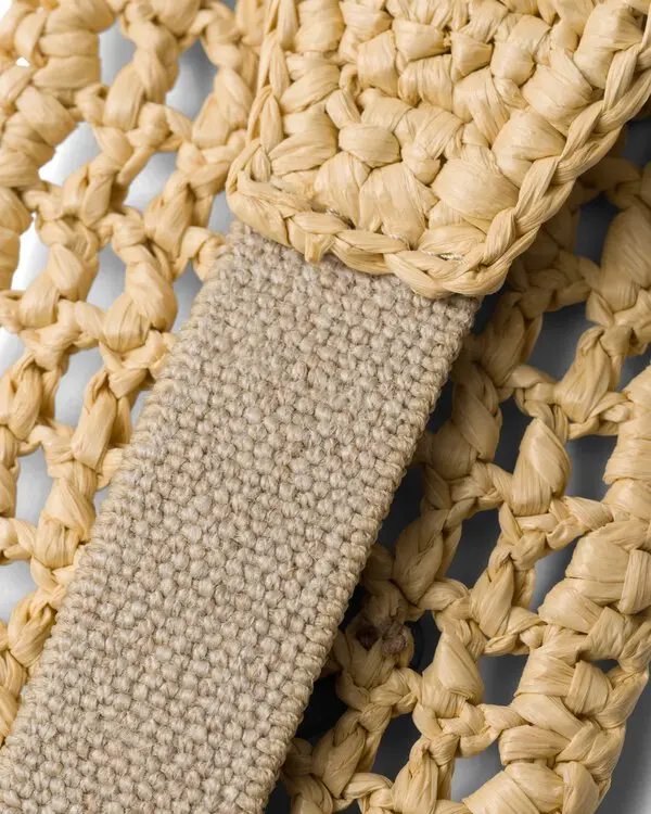 Prada Crochet Hairband - Neutral
