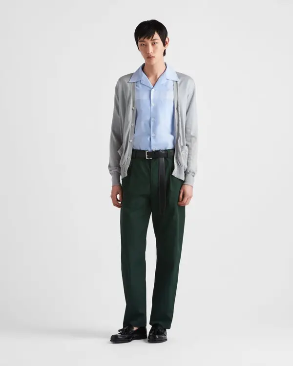 Prada Poplin Pants - Billiard Green