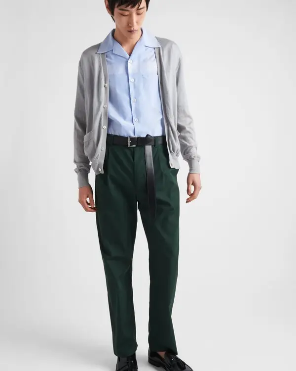 Prada Poplin Pants - Billiard Green