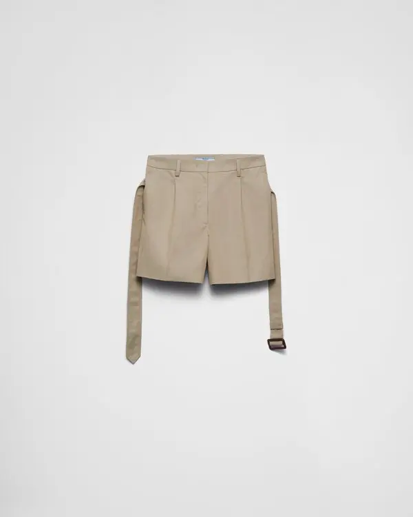 Prada Cotton Twill Bermuda Shorts