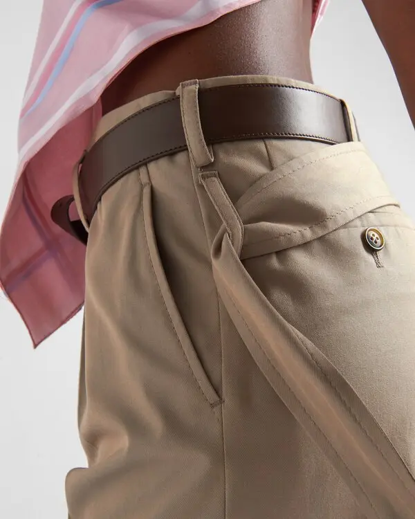 Prada Cotton Twill Bermuda Shorts
